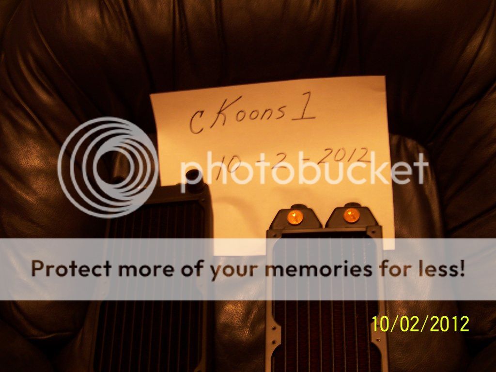 [FS] - XSPCEX360 and ALPHACOOL 240 MONSTA Radiator | TechPowerUp Forums